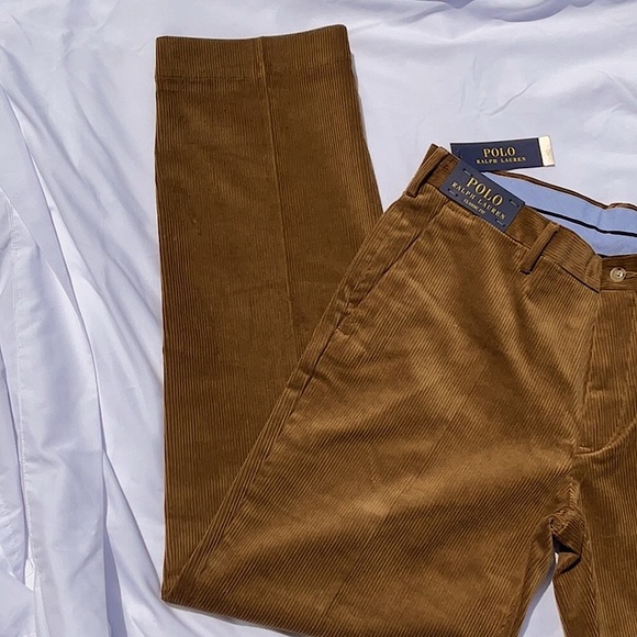 Polo Ralph Lauren | Pants | Nwt Mens Polo Ralph Lauren Classic Fit Stretch Cord Pants In Brown ...